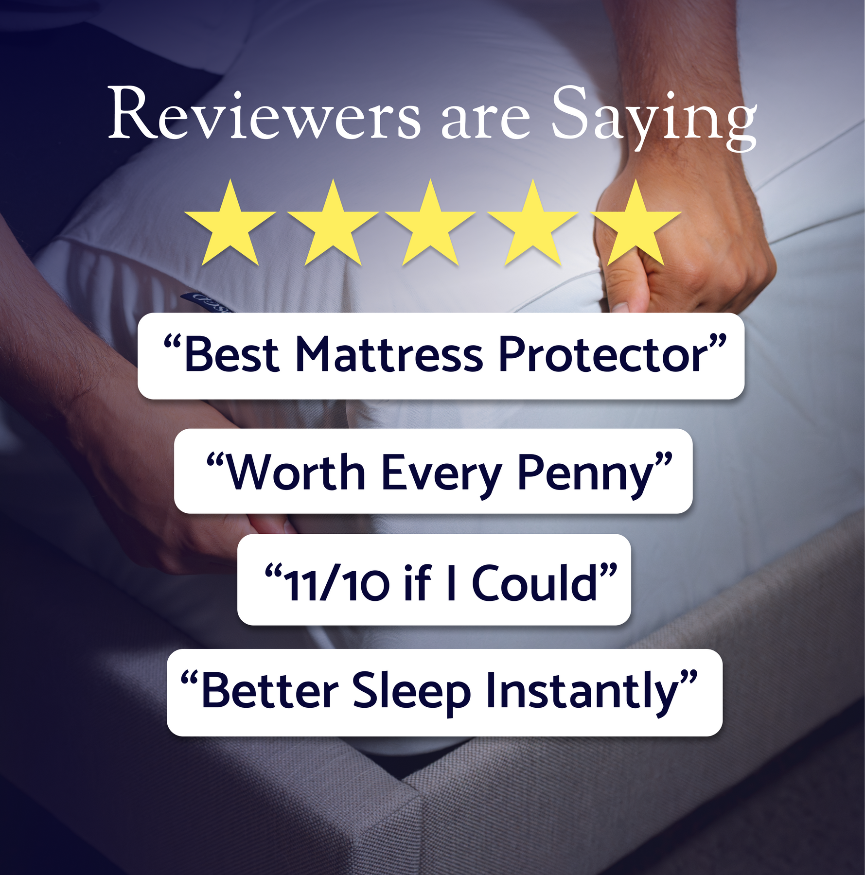 Dosaze Cooling Waterproof Mattress Protector